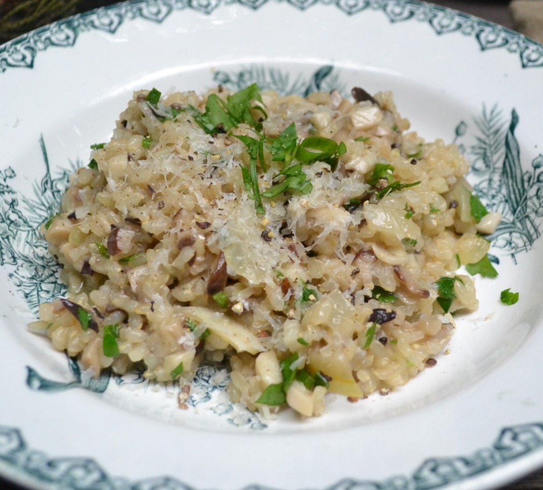 Mushroom Brown Rice Risotto 茸の玄米リゾット – US Southern Kitchen