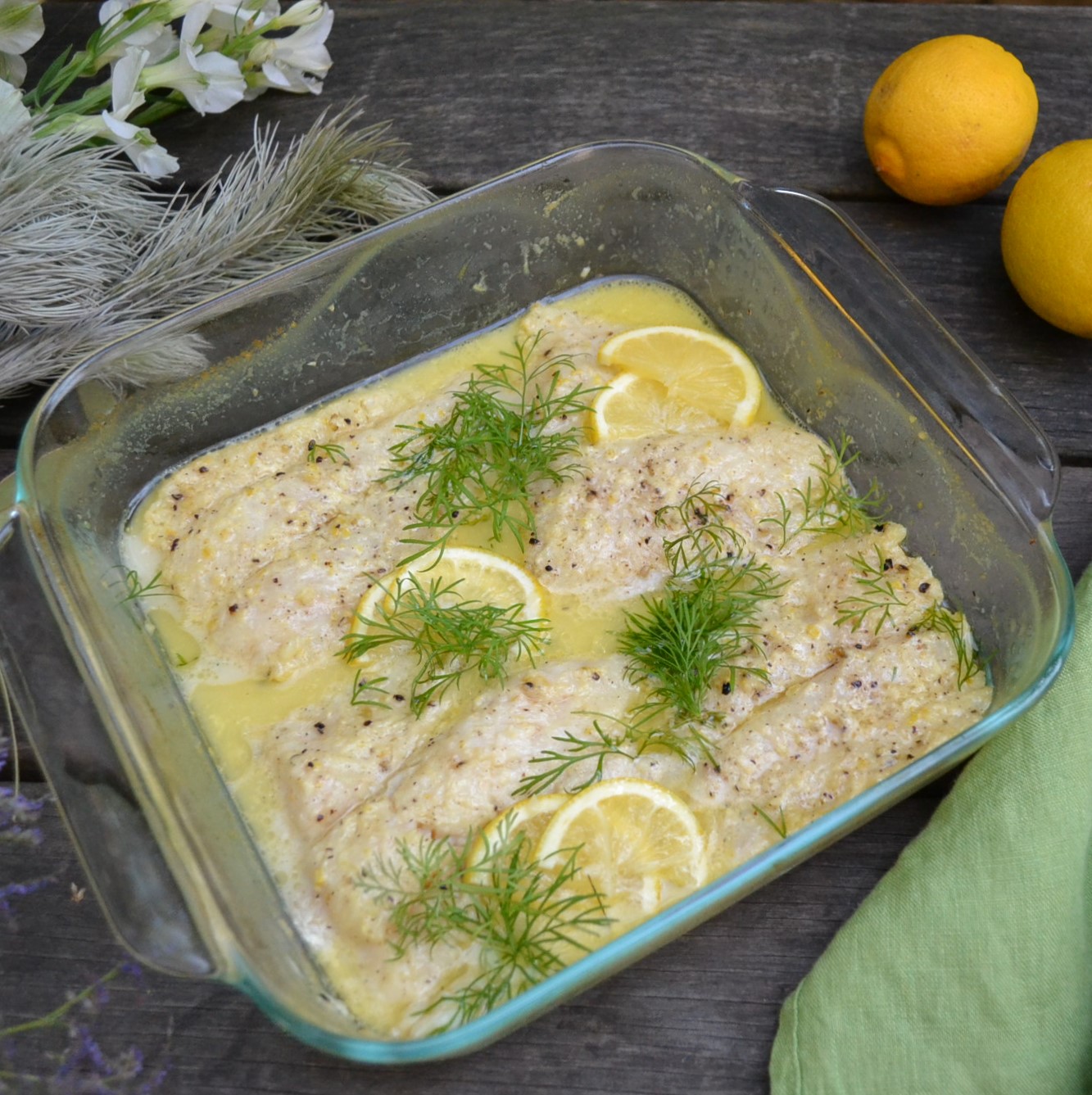 Baked Lemon Fish ベイクドレモンフィッシュ – US Southern Kitchen