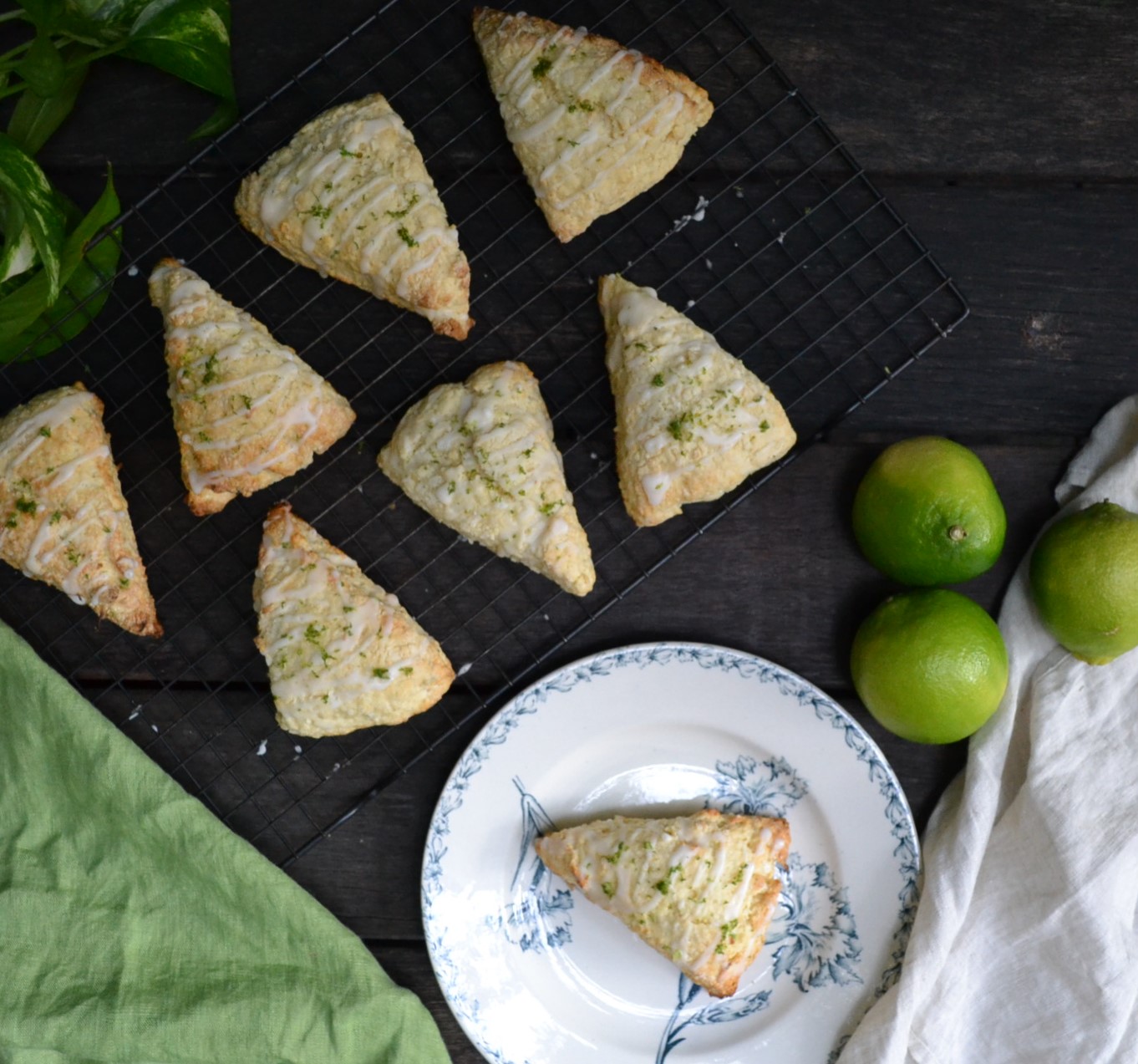 Coconut Lime Scones ココナッツライムスコーン – US Southern Kitchen
