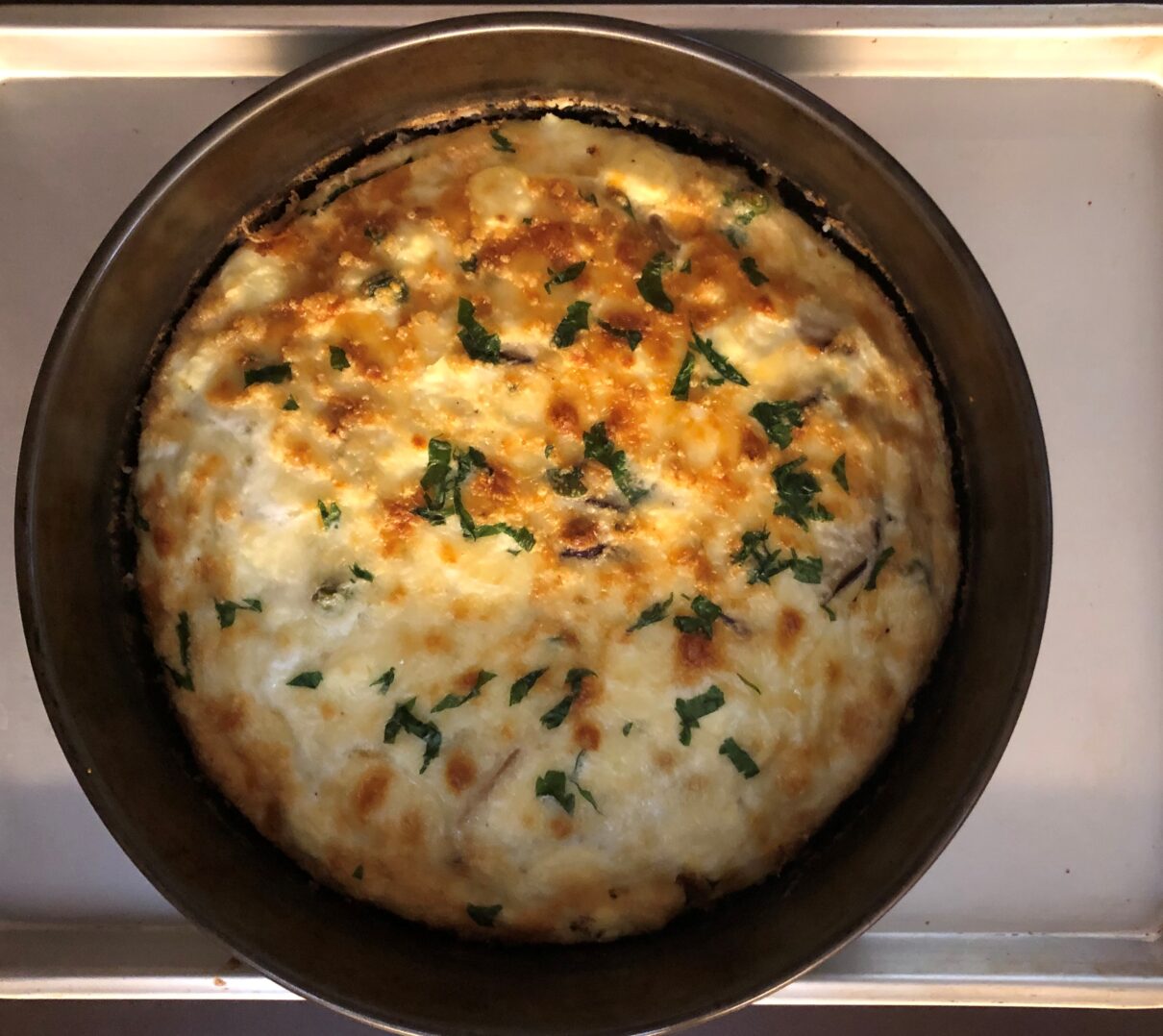 Mushroom White Egg Quiche in Rice Crust 茸のご飯ホワイトエッグキッシュ – US Southern ...