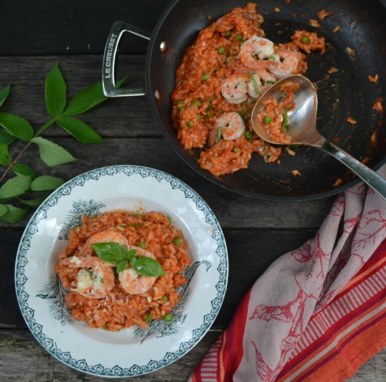 Shrimp Tomato Risotto 海老のトマトリゾット – US Southern Kitchen