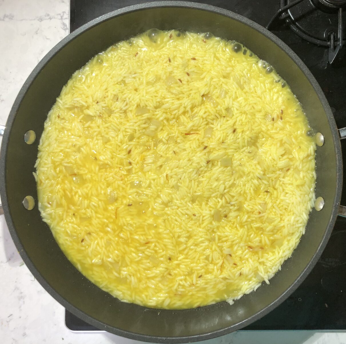 Persian Saffron Rice ペルシャ風サフランライス – US Southern Kitchen